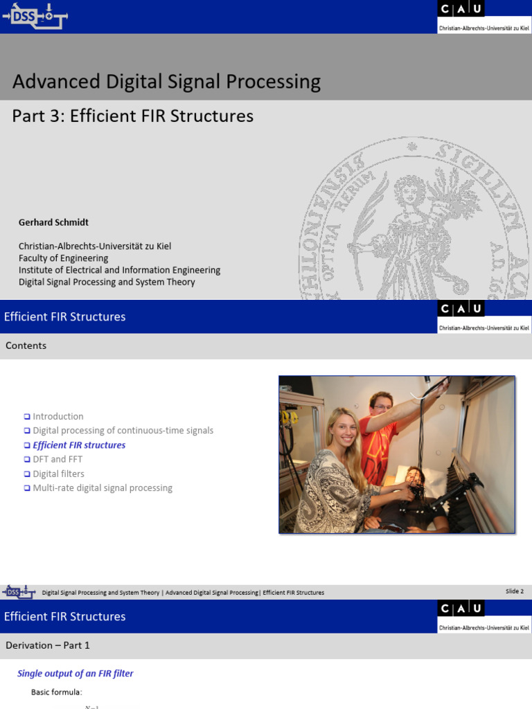Adsp 03 Efficient Fir Structures | PDF