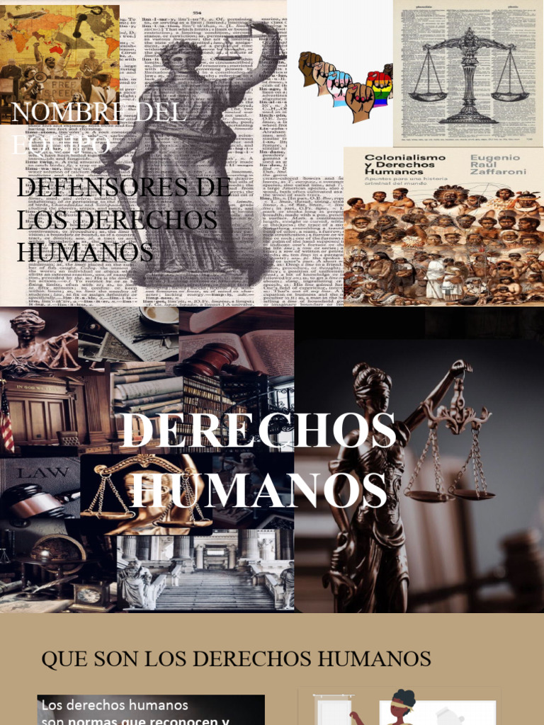 Presentación de Derecho Humano | Descargar gratis PDF | Derechos ...