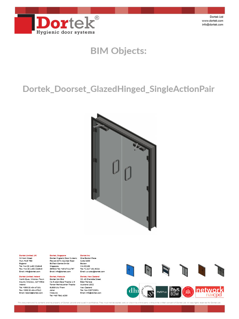 How To Use The Dortek Hygienic GlassHingedDoors | PDF | Building ...