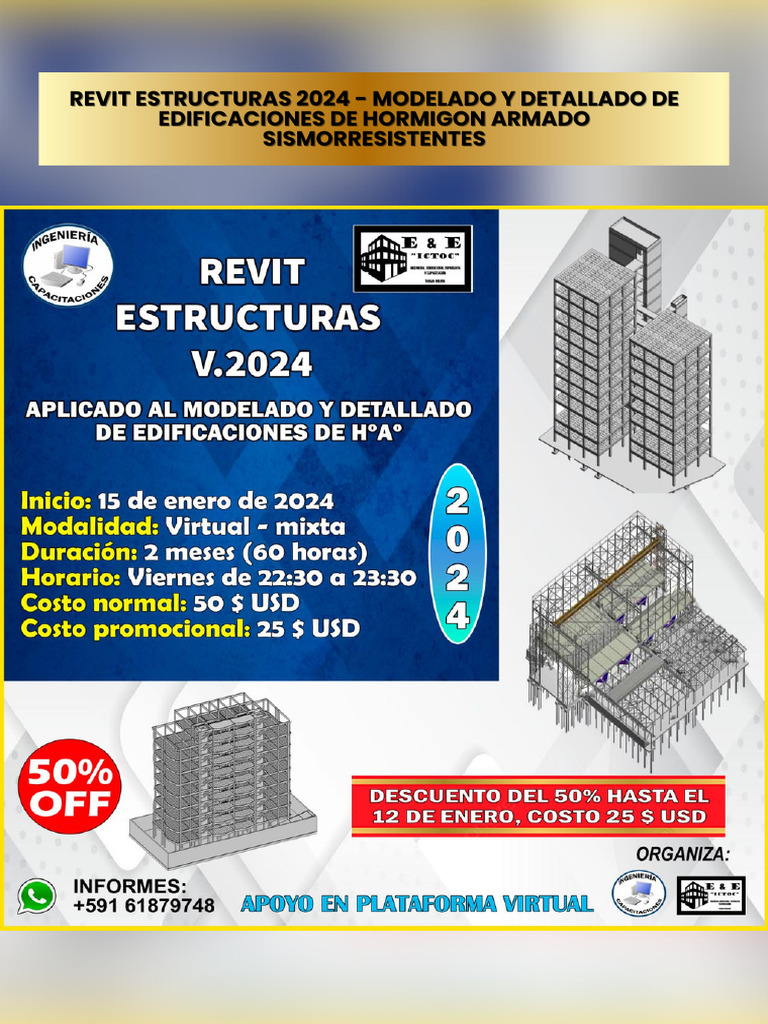 Brochure 8 - Revit Estructuras | PDF | Autodesk Revit