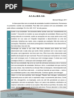 ACALME-SE - Bernard Rangé | PDF