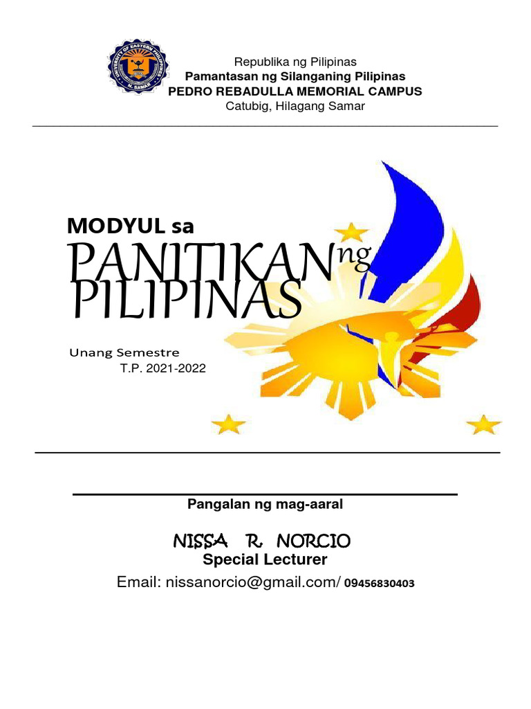 Panitikan NG Pilipinas-.Midterm | PDF