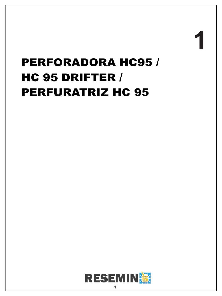 Peças para Perfuração HC95 | PDF | Motores | Hidráulica