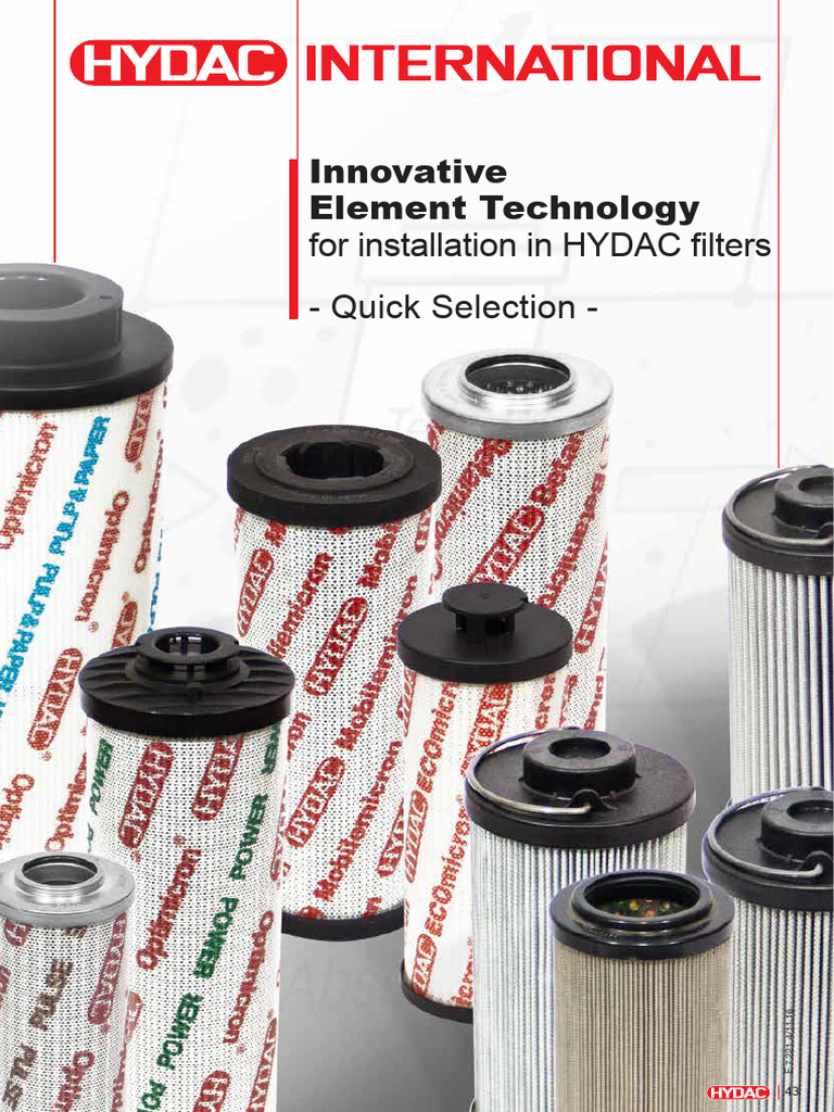 Hydac Filter Elements | PDF