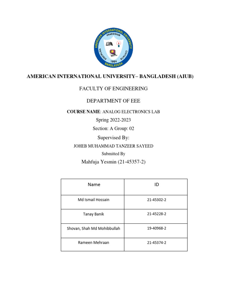 Active Filters Study In Analog Lab Pdf Hertz Telecommunications
