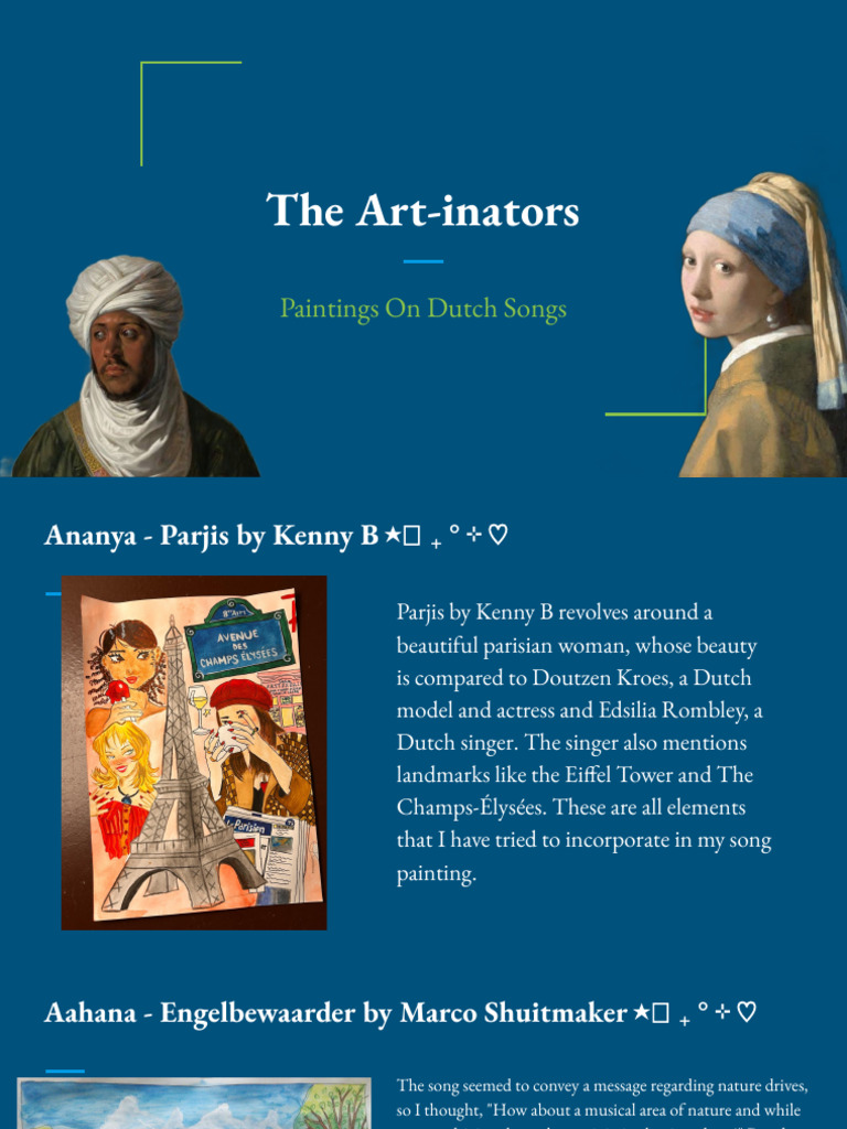 The Art-Inators Song Paintings | PDF