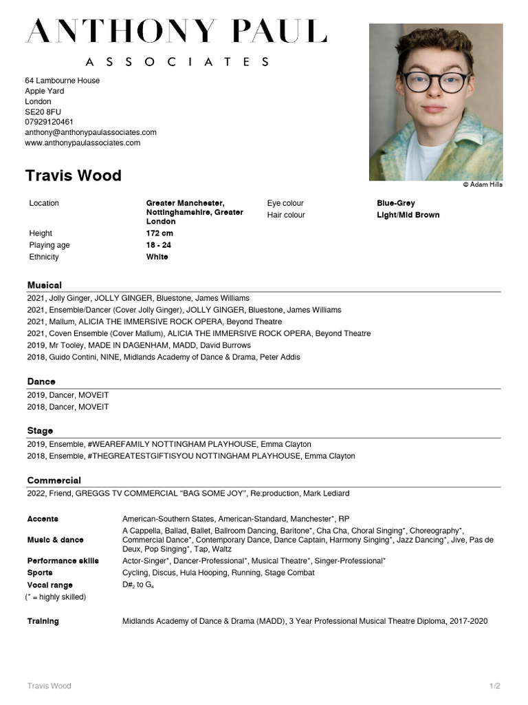 Travis Wood | PDF | Dances | Entertainment