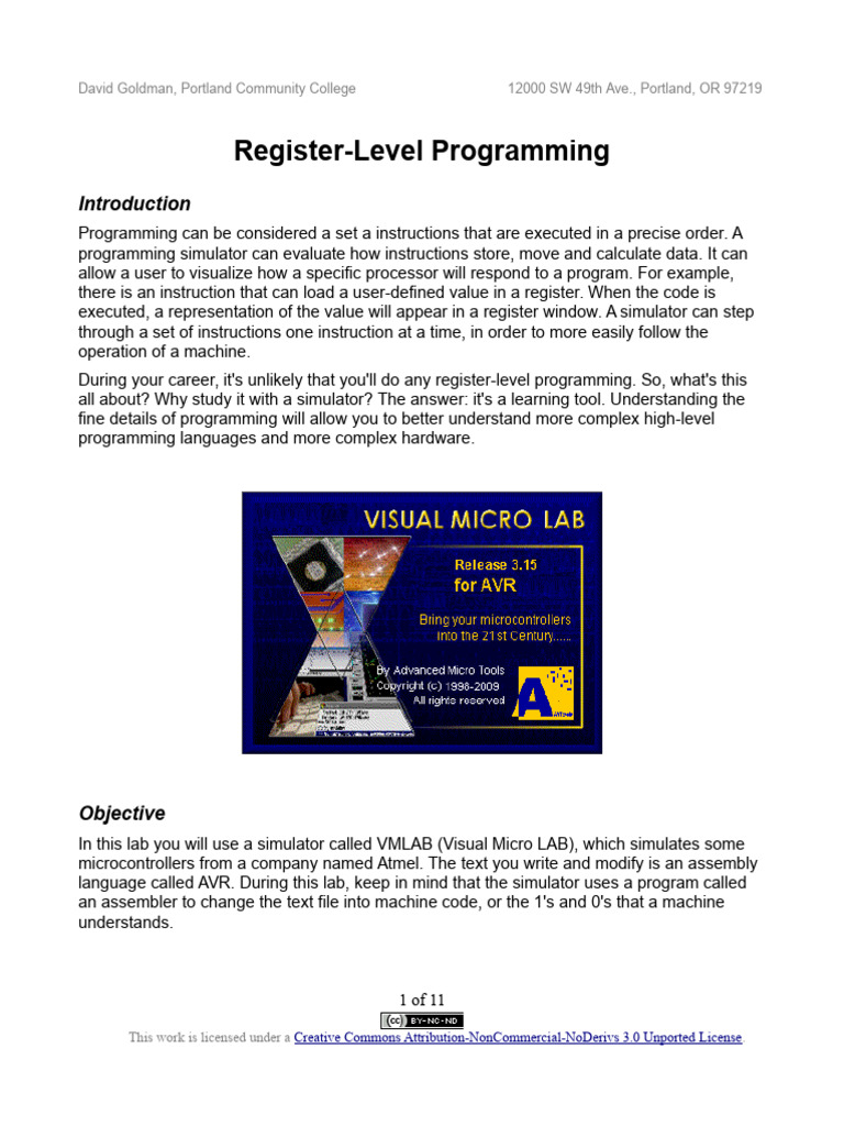 Register-Level Programming | PDF