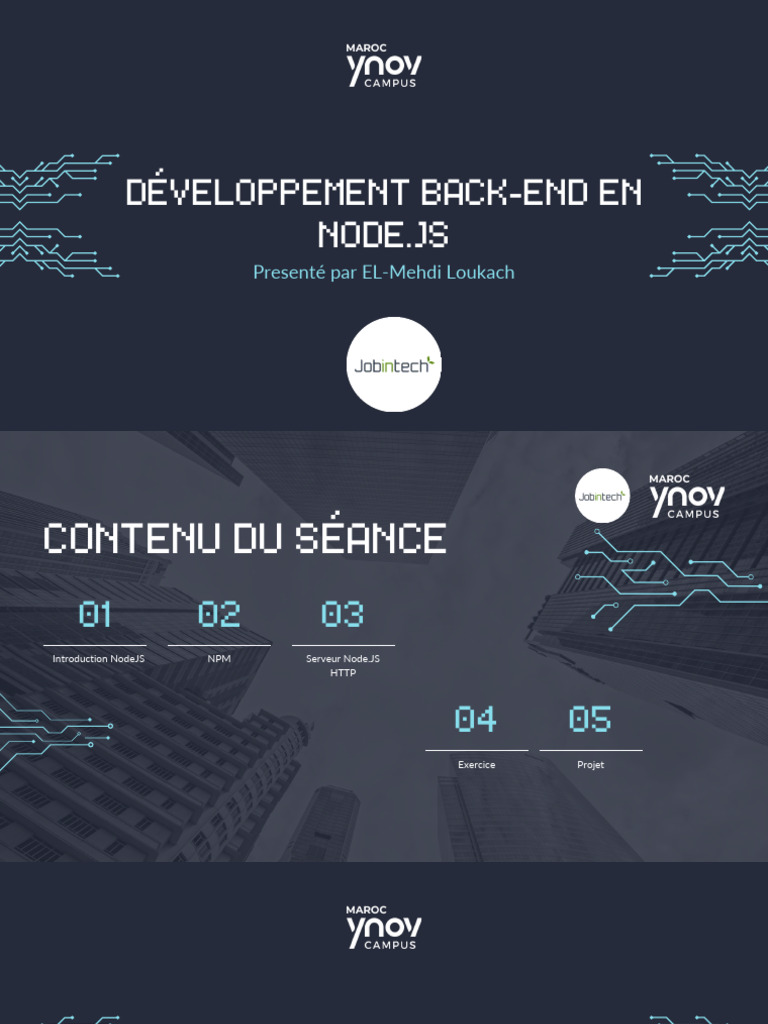 Back End Development With Node JS Part 1 | PDF | Mise en réseau | Internet et Web