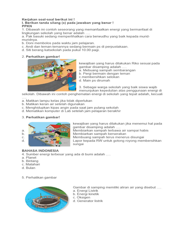 Kerjakan Soal | PDF | Seni & Disiplin Bahasa