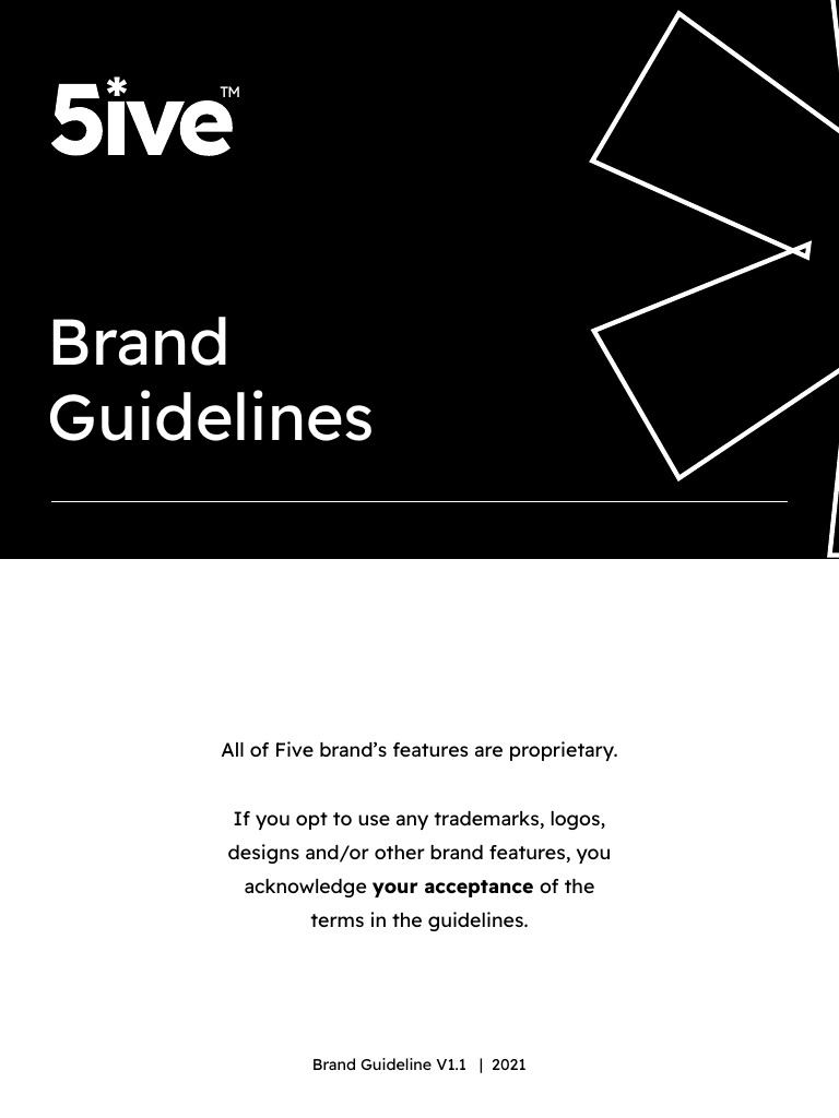 5IVE Brand Guidlines | PDF | Logos | Brand