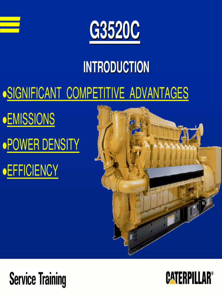 Motor Cat g3520 - SLD Service Training | PDF | Internal Combustion ...