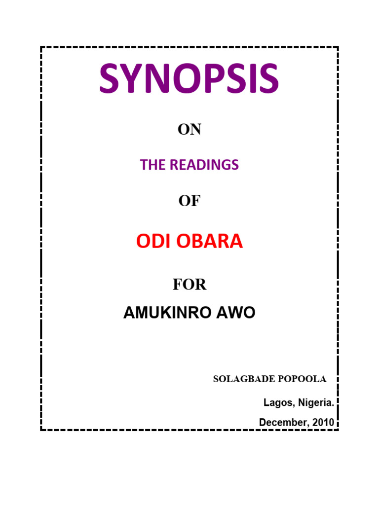 67 Odi Obara | PDF | Santería