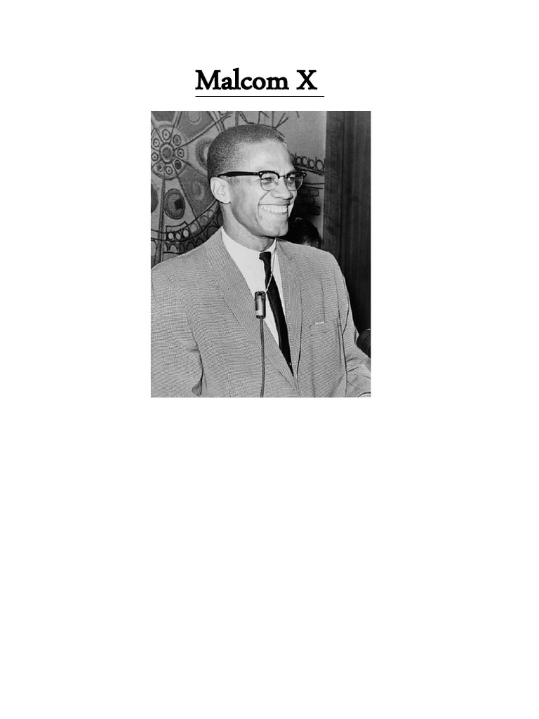 Malcom X Investigation | PDF | Malcolm X | Human Rights