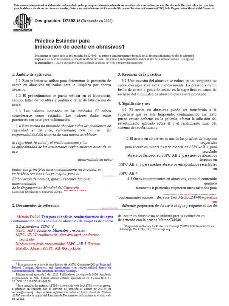 Astm D7393 16 2020 | PDF