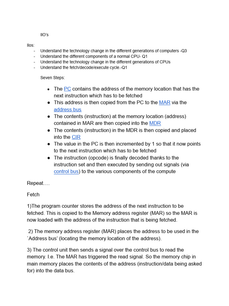 Computer Architecture Exam One | PDF