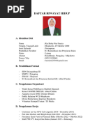 Daftar Riwayat Hidup Riska Rahma Putri | PDF