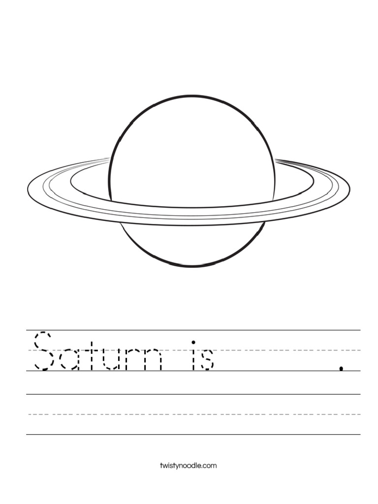 Saturn is Worksheet | PDF