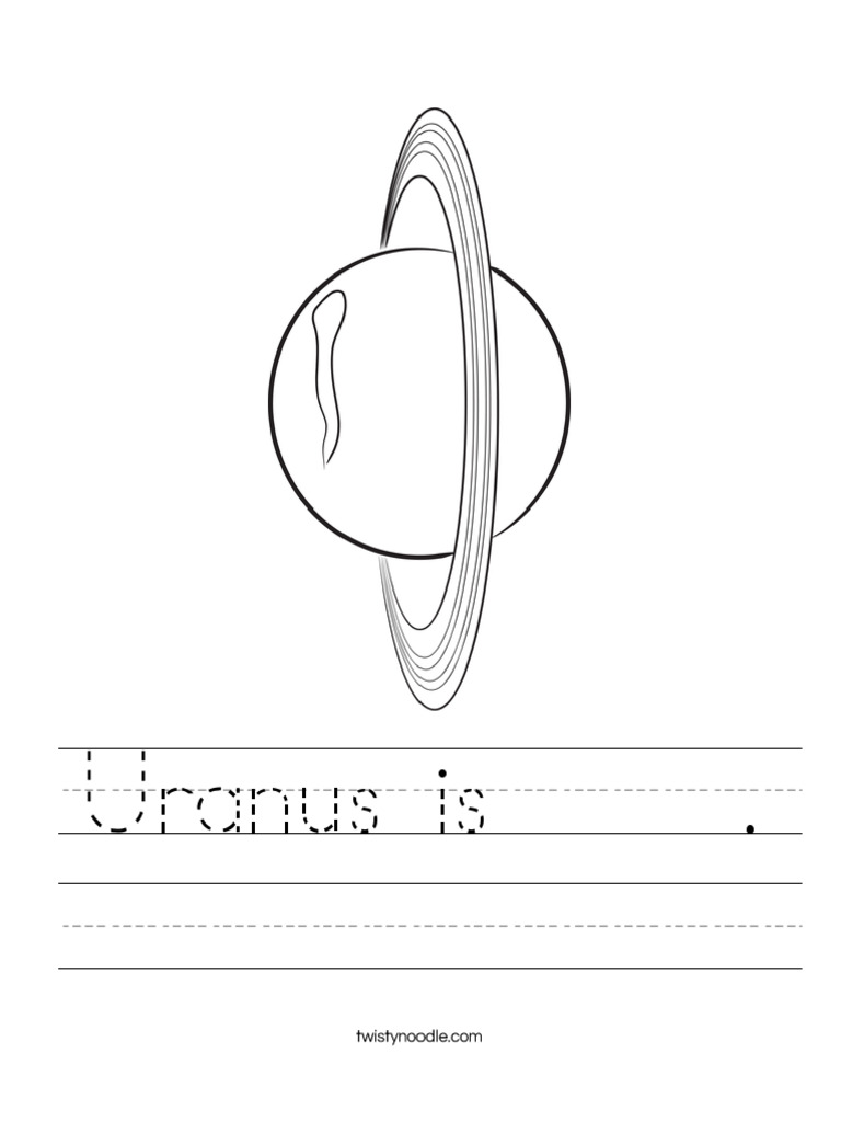 Uranus Is Worksheet | PDF