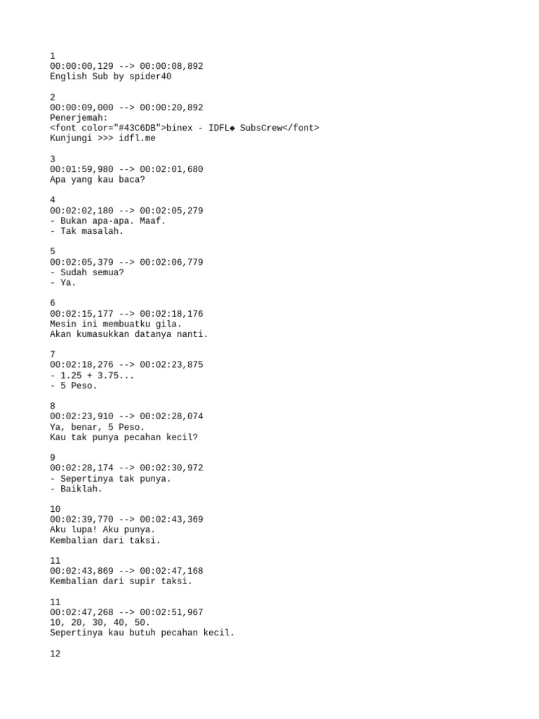 Nueve - Reinas. (2000) .DvDrip - Binex IDFL | PDF