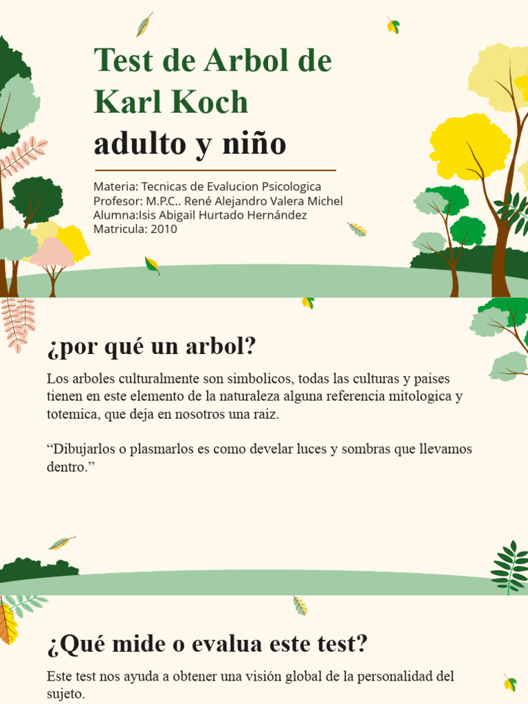 3.3 Test Arbol Koch | PDF | Las emociones | Ansiedad