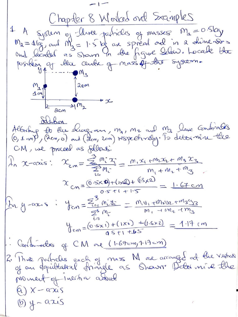 Chapter 8 Worked Out Examples | PDF