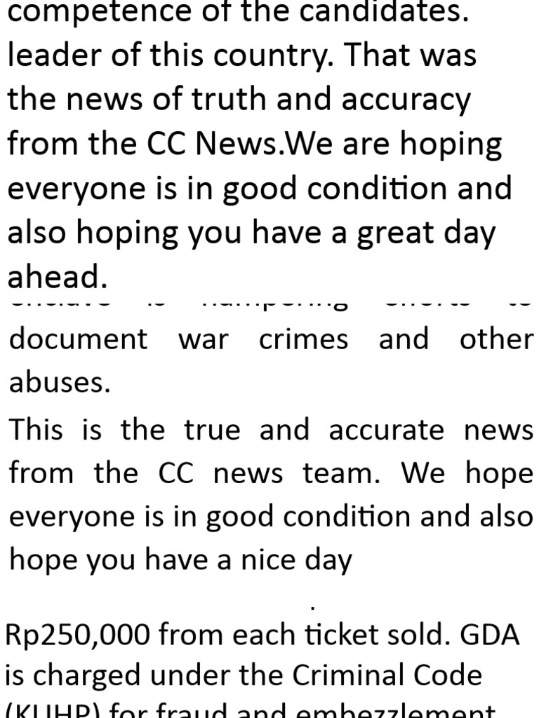 Jacinta News Anchor Script Prompt | PDF