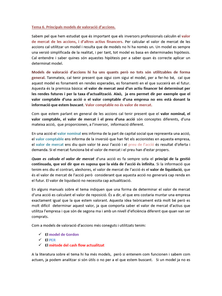 Resum t6 | PDF
