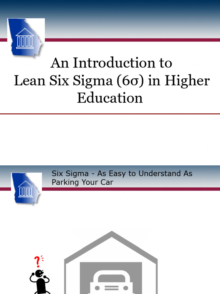 Lean Six Sigma | PDF | Six Sigma | Analysis Of Variance