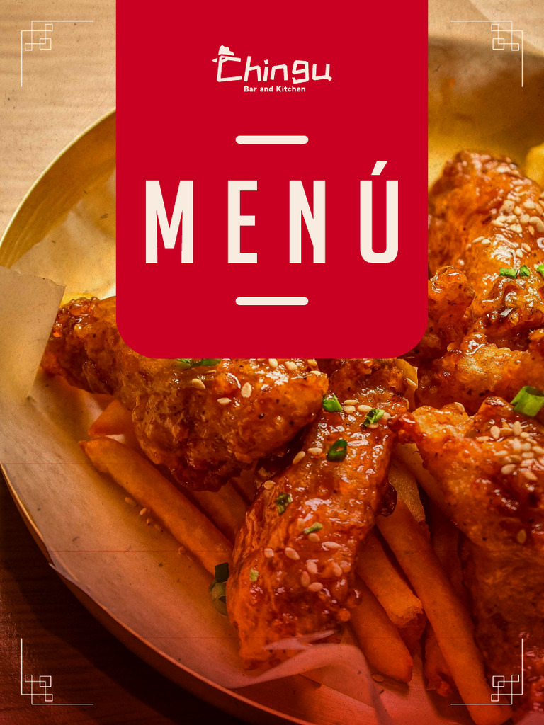 Menú Coreano de Chingu Kitchen | PDF | Cocina coreana | Preparación de ...