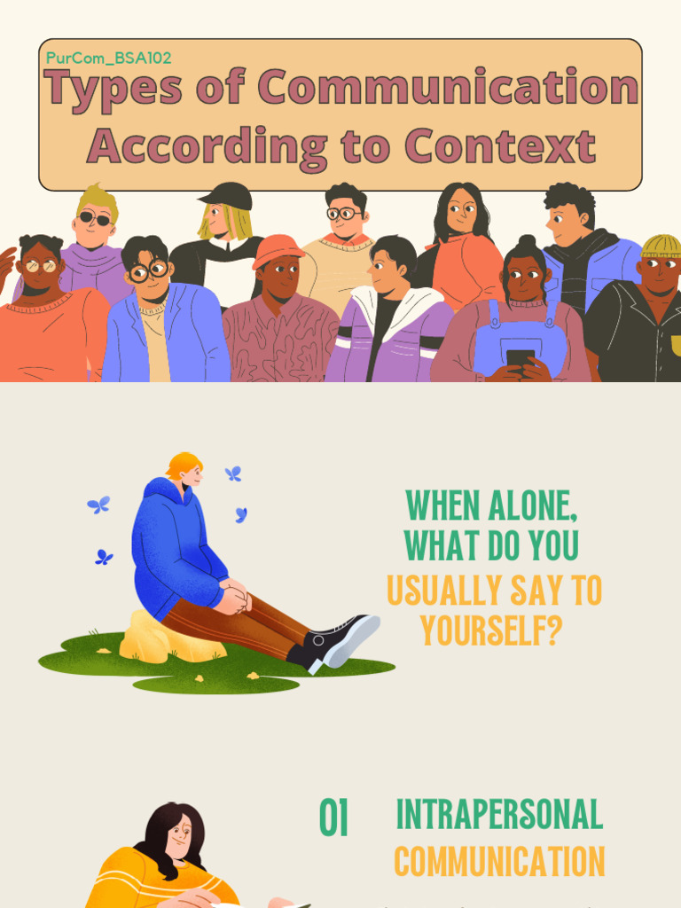 Types of Communication by Context | PDF | Communication | Psychological ...