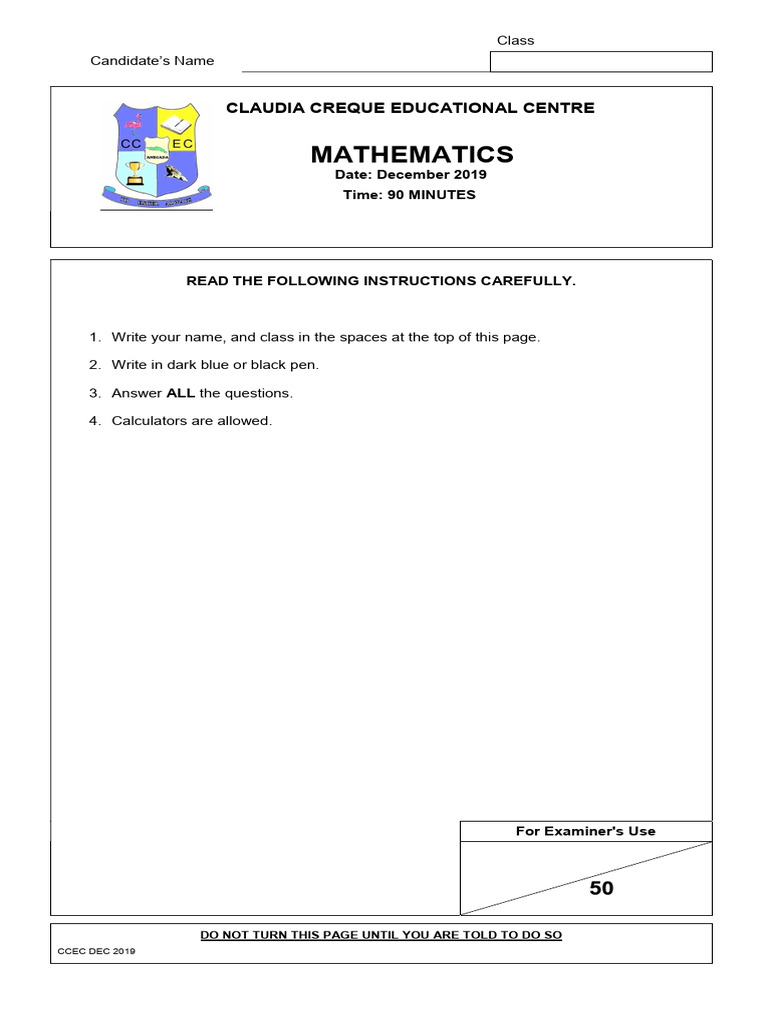 EOT Mathematics Grade 12 | PDF | Matrix (Mathematics) | Interest