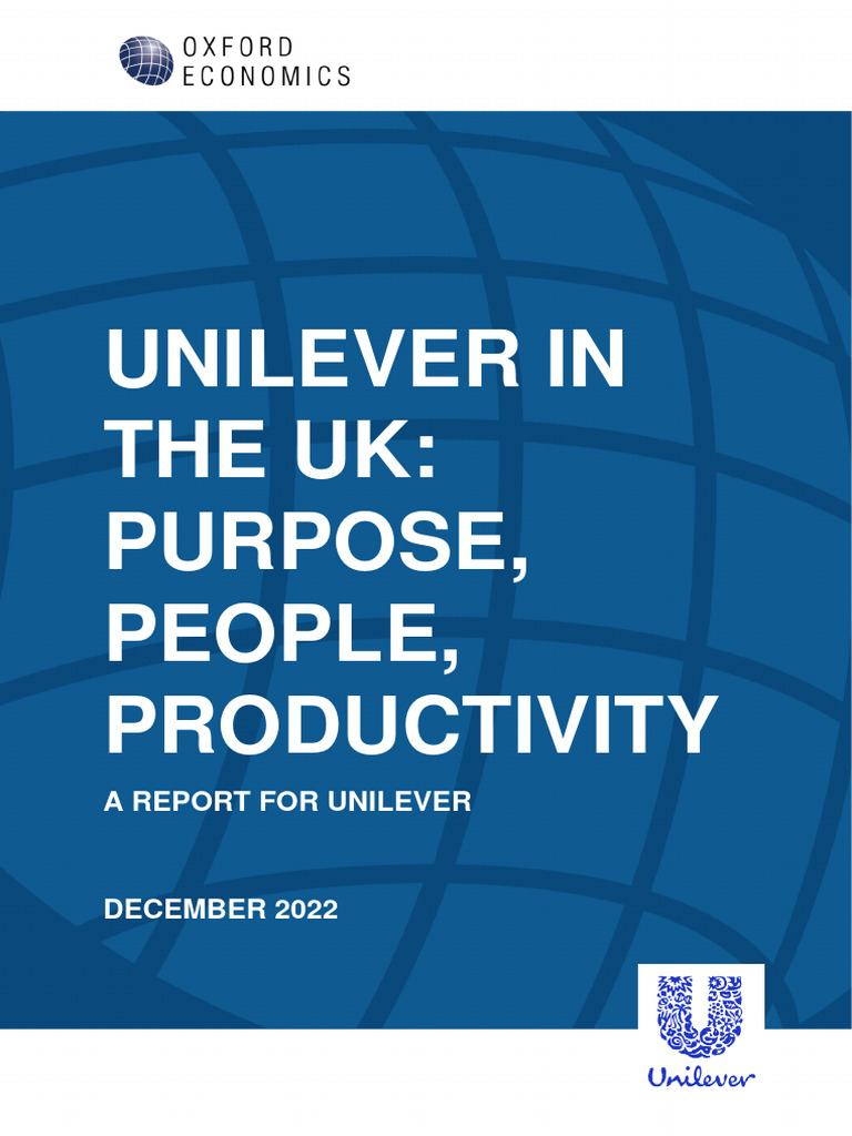 Unilever in The UK Purpose People Productivity Mlbkyb | PDF