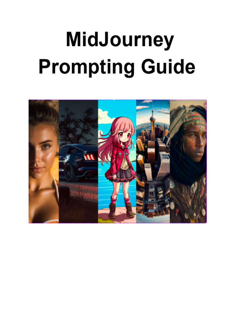 002 MidJourney Prompt Guide | PDF | Art | General Fiction