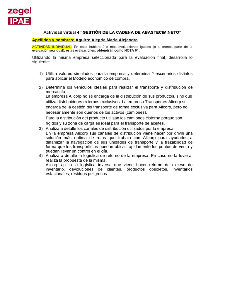 Actividad Virtual 4 | PDF