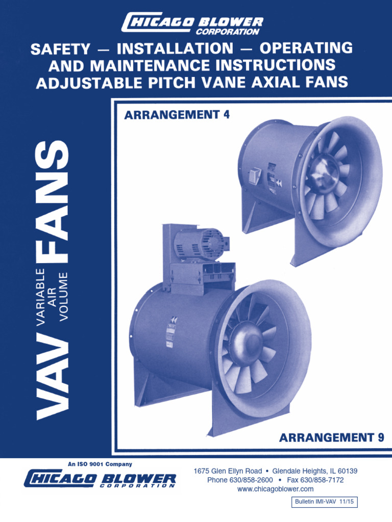 IMI VAV Ventilador | PDF