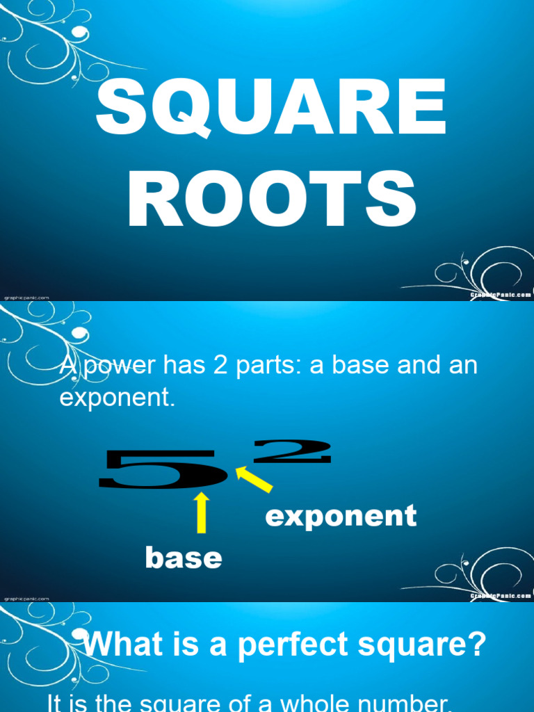 Math-7-Oct-24-square-root | PDF