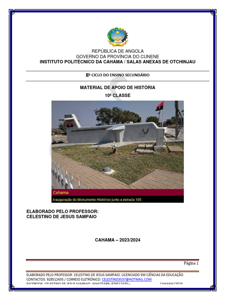 História 10 Classe | PDF