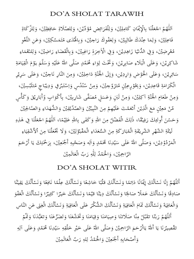 Doa Doa | PDF