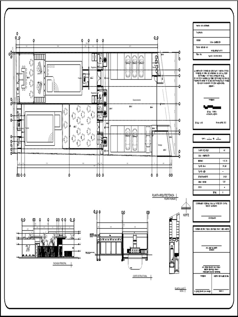 Planos Constructivos Albercas Hidalgo | PDF