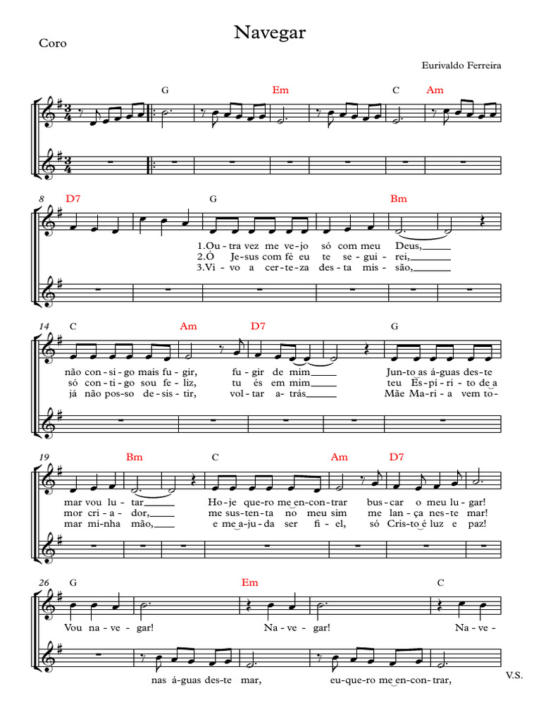 Navegar - Coro | PDF