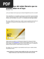 Relato Simple | PDF | Narración