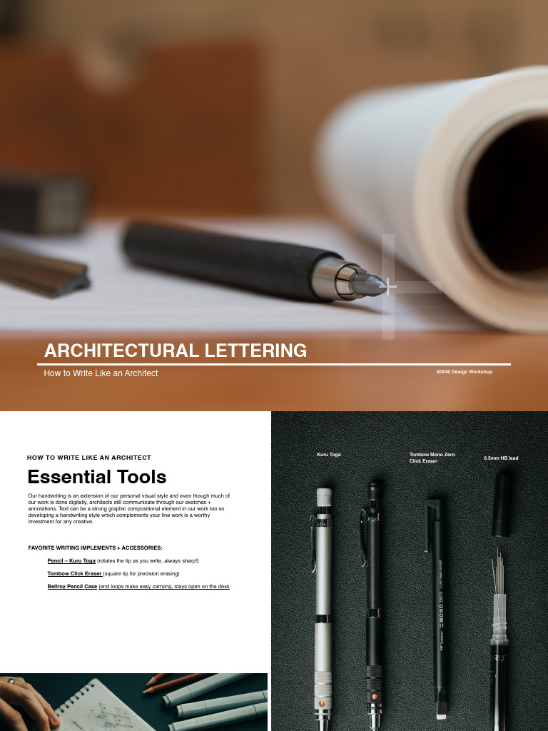 Write Like An Architect Update Pdf Pen Stationery