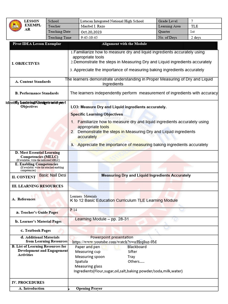 COT 1 1ST Quarter - BPP | PDF COT 1 1ST Quarter - BPP | PDF