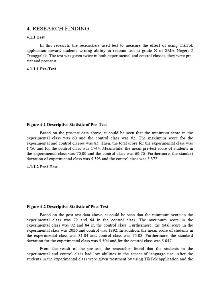 Finding and Conclusion | PDF | Statistical Theory | Scientific Method