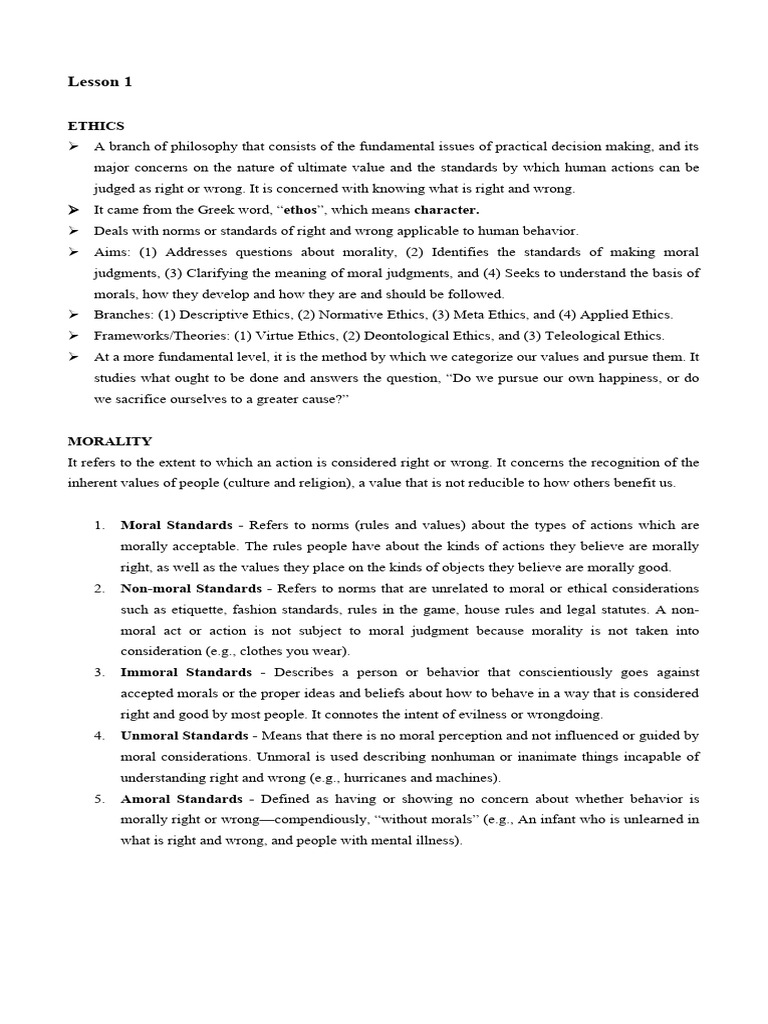 Gen 006 p1 Reviewer | PDF | Noble Eightfold Path | Morality