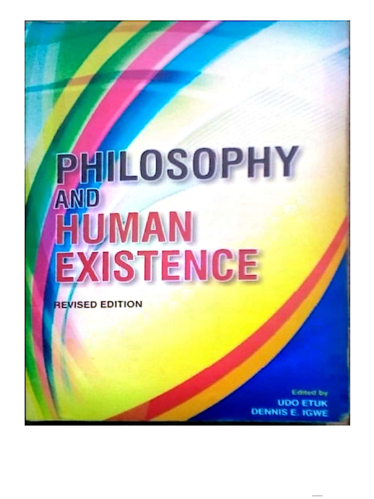 Philosophy and Human Existence (1-9) by Nelson | PDF