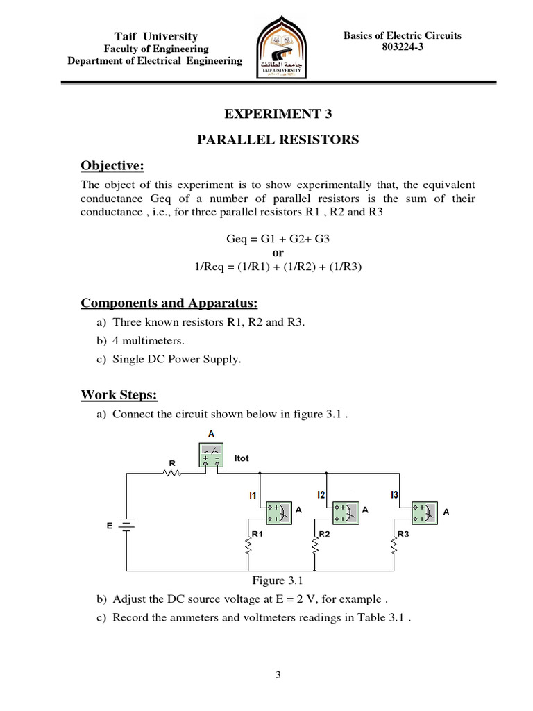 Lap 3 | PDF | Resistor | Electrical Network