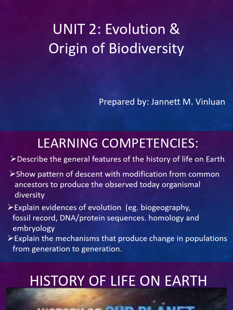 Unit 2 - Biology | PDF | Natural Selection | Mutation