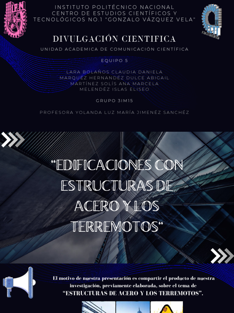 Estructuras de Acero y Terremotos | PDF | Temblores | Ingeniero civil